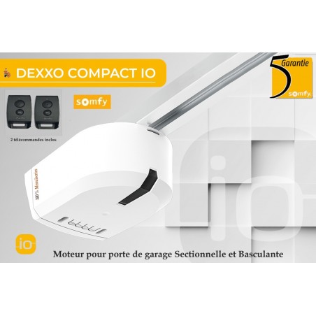 Moteur SOMFY Dexxo Compact IO 600N – Automatisation fiable et sécurisée ...